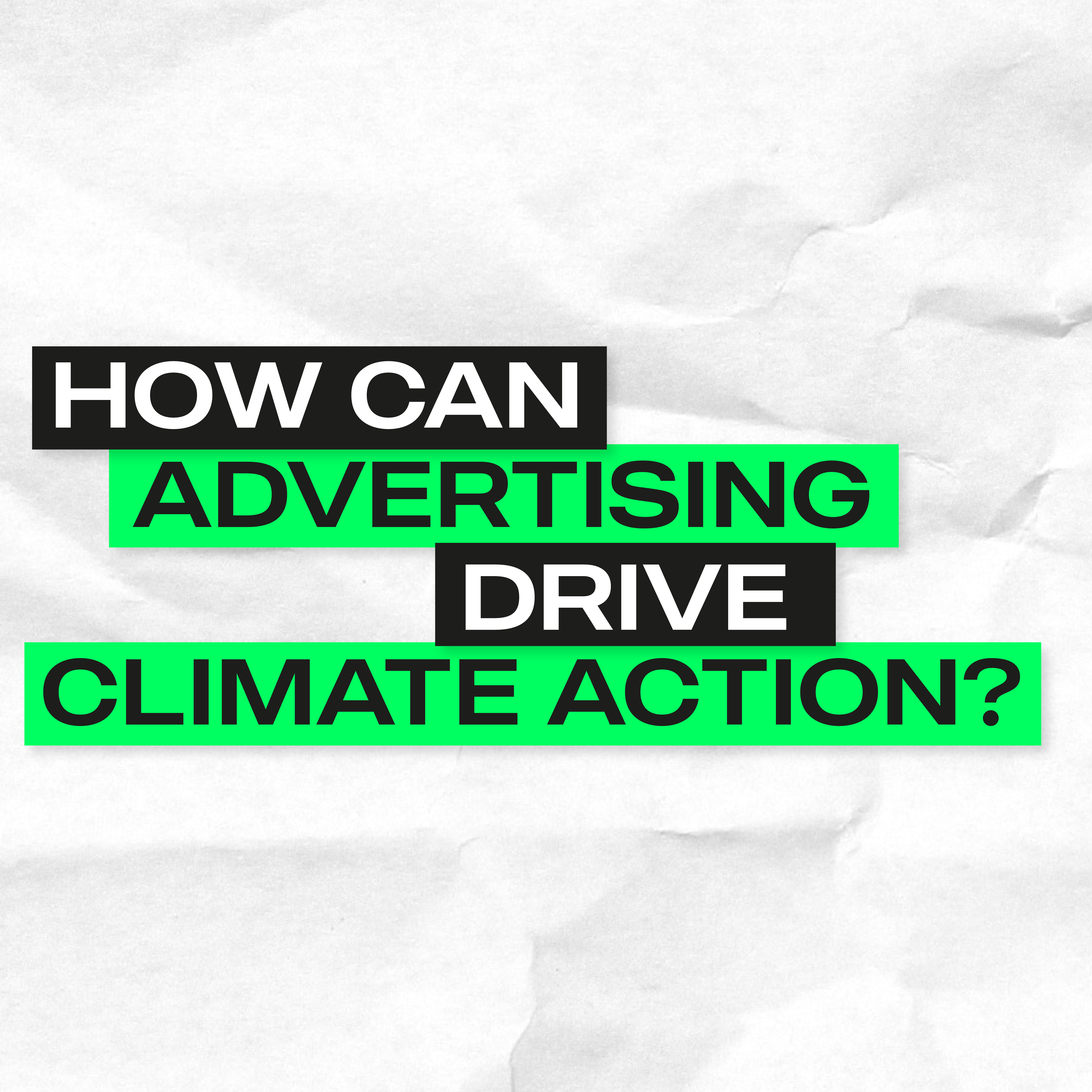 How can advertising drive climate action? - Auckland Climate Festival